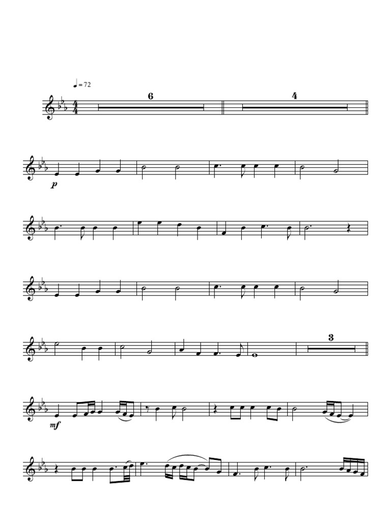 04 - Holy Holy Holy - Trumpet Solo | PDF | English Christian Hymns ...