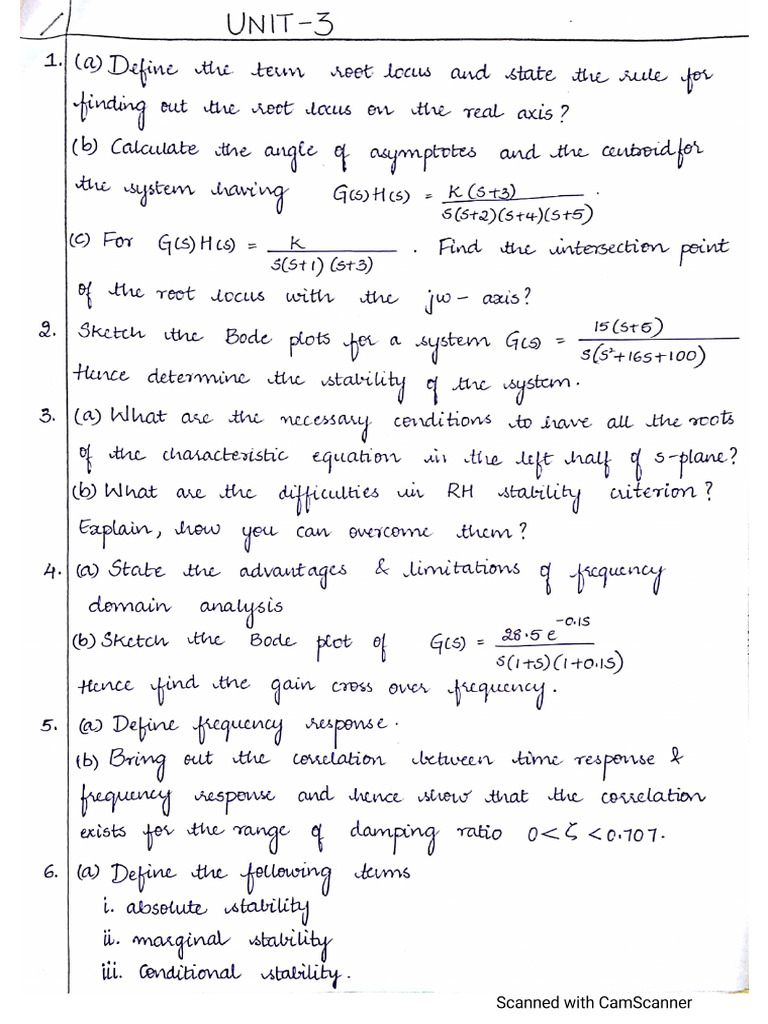 CSE Unit 3 Questions | PDF