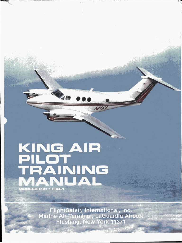 King Air f90 f901 Pilot Training Manual | PDF
