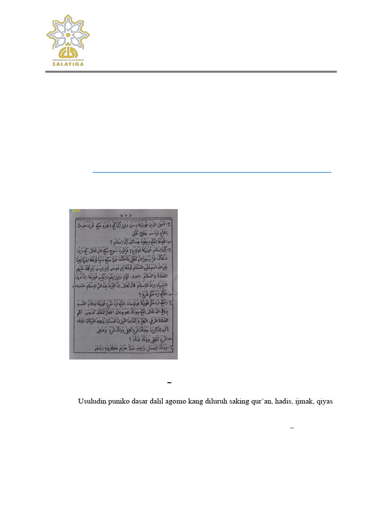 Aldi Bregi UAS Aksara Pegon | PDF