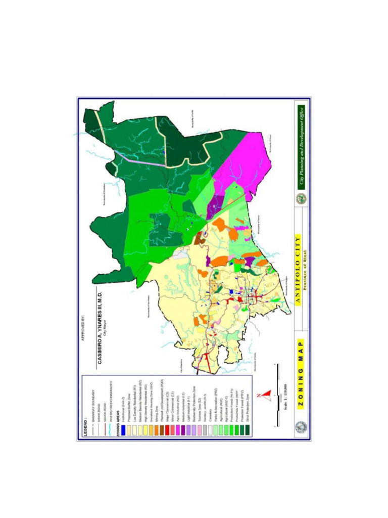 Antipolo Zoning Map | PDF