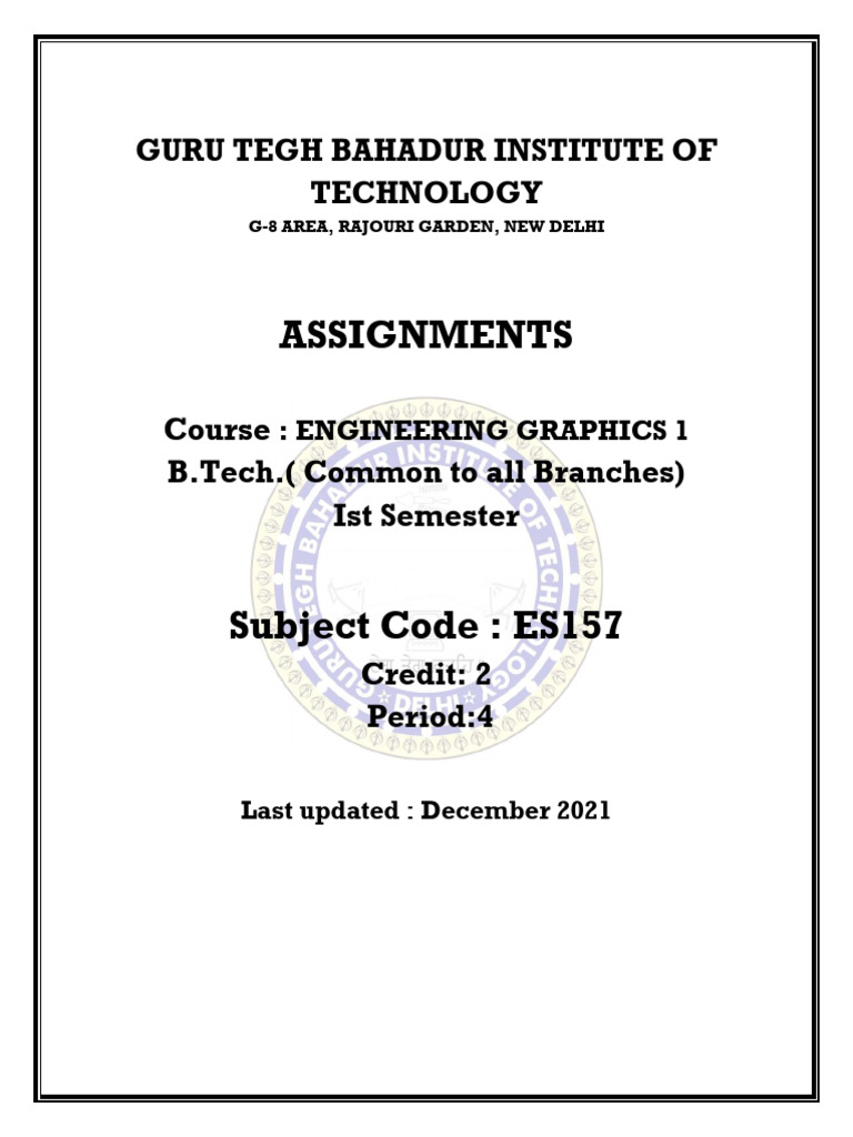 2021 EG Assignment-1 | PDF