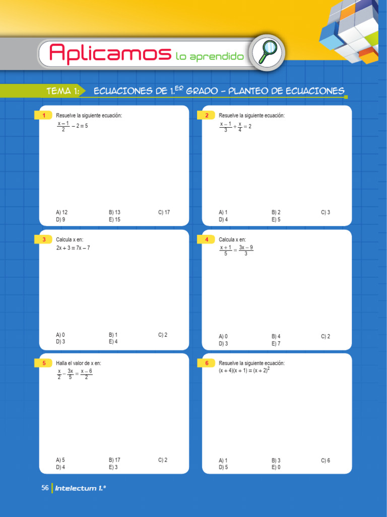 ejerc ecuaciones | PDF