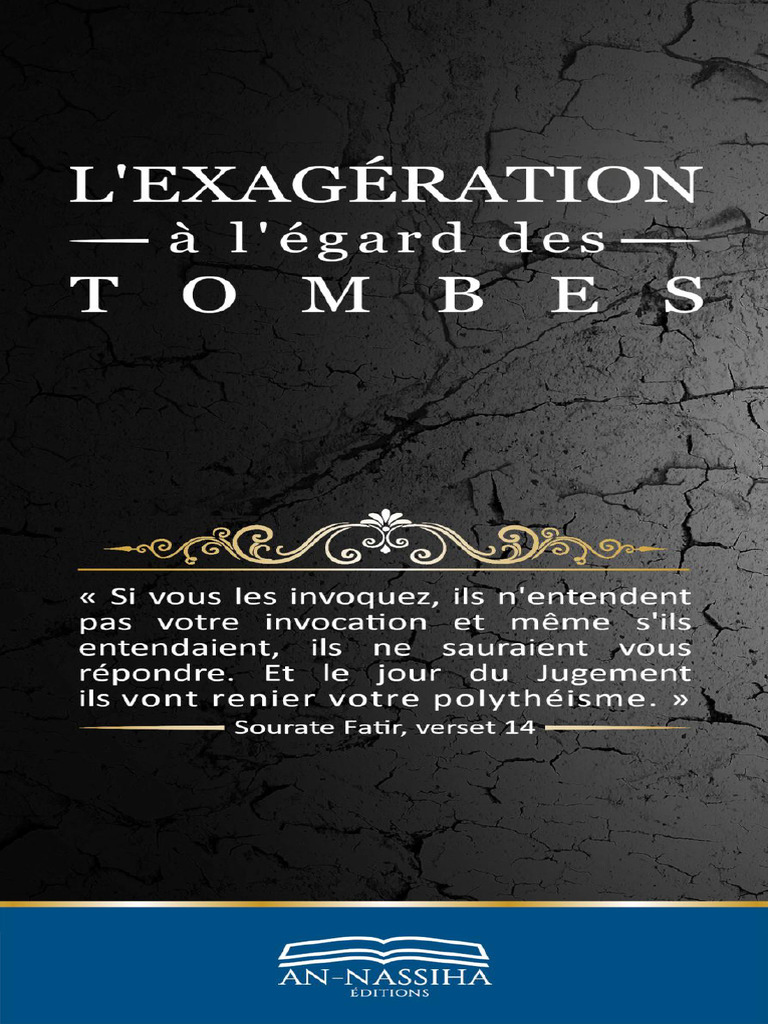 L Exageration A L Egard Des Tombes | PDF