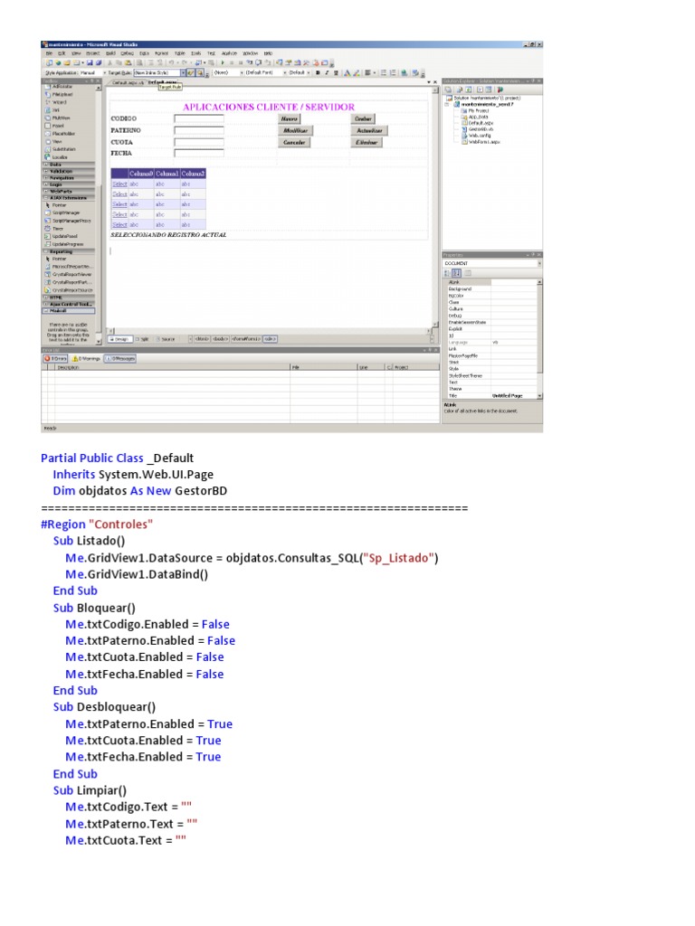 Mantenimiento | PDF | Parameter (Computer Programming) | Information Retrieval