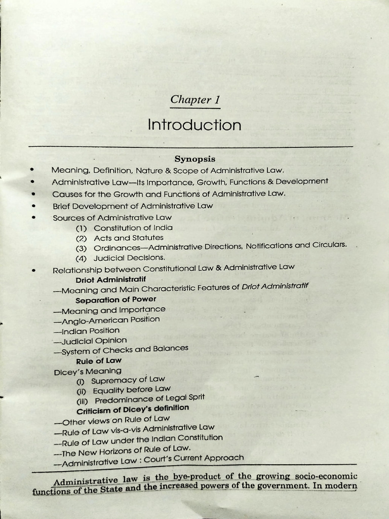 Admi. law 1 | PDF