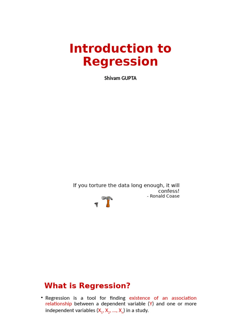 Regression | PDF
