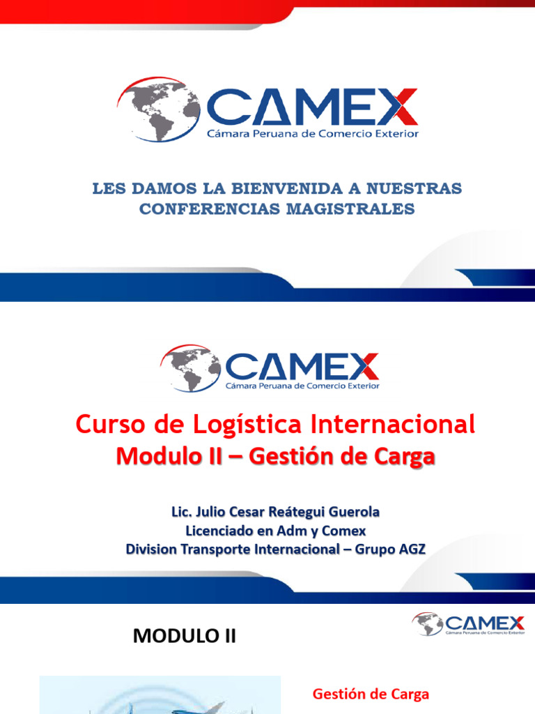 Diapositiva Camex Comercio Internacional Modulo Ii Pdf