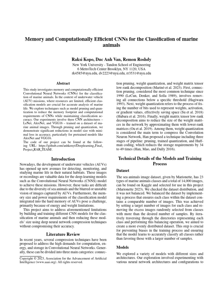 Deep Learning Project | PDF