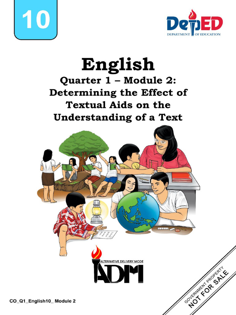 ADM Eng10 Q1 M2 Determiningtheeffectoftextualaids Final | PDF