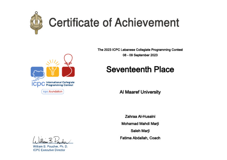 2024 Icpc Lebanese CPC Place | PDF