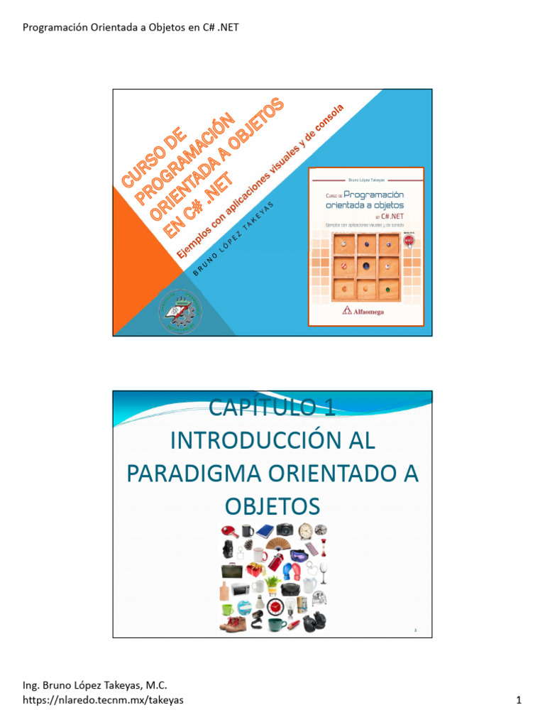 01.- Introduccion a La POO | PDF