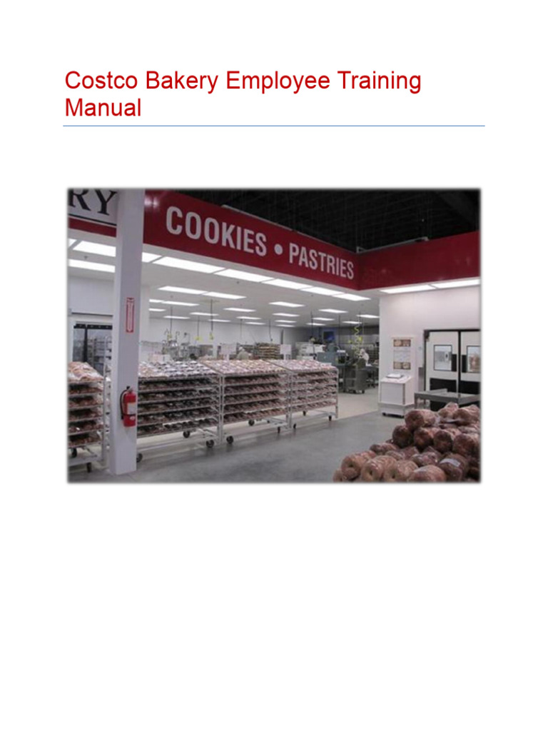 Costco Bakery Training Manual Complete2 | PDF
