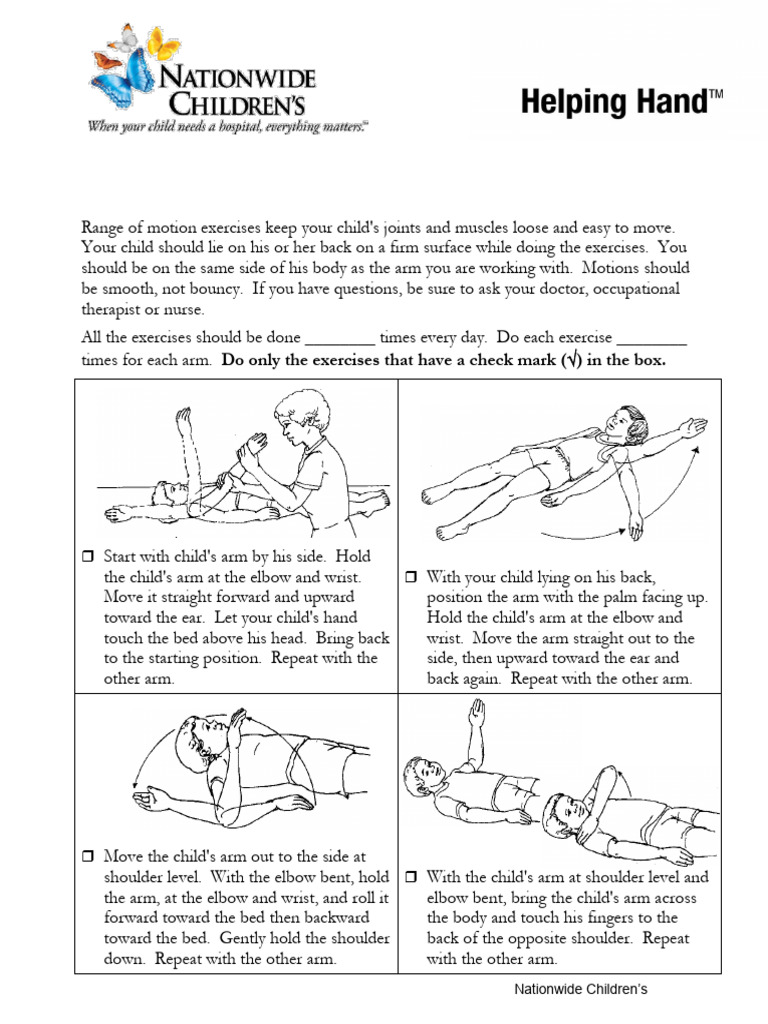 ExercisesArms and Hands Passive | PDF