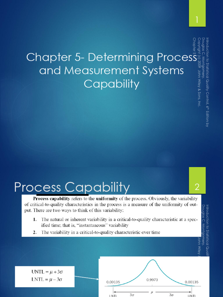 Ch05 - Capability Process Index | PDF