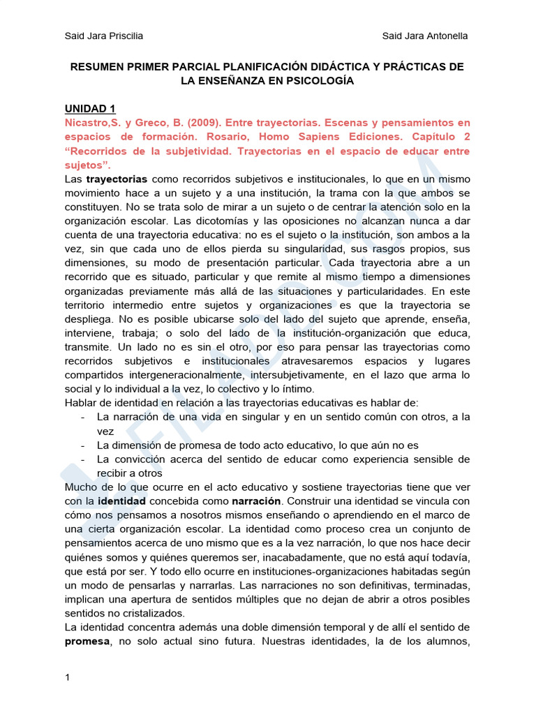 Resumen Primer Parcial | PDF