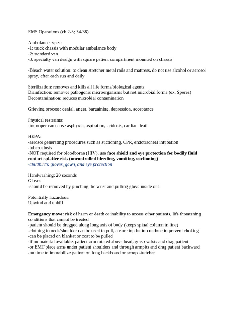 EMS Operations | PDF