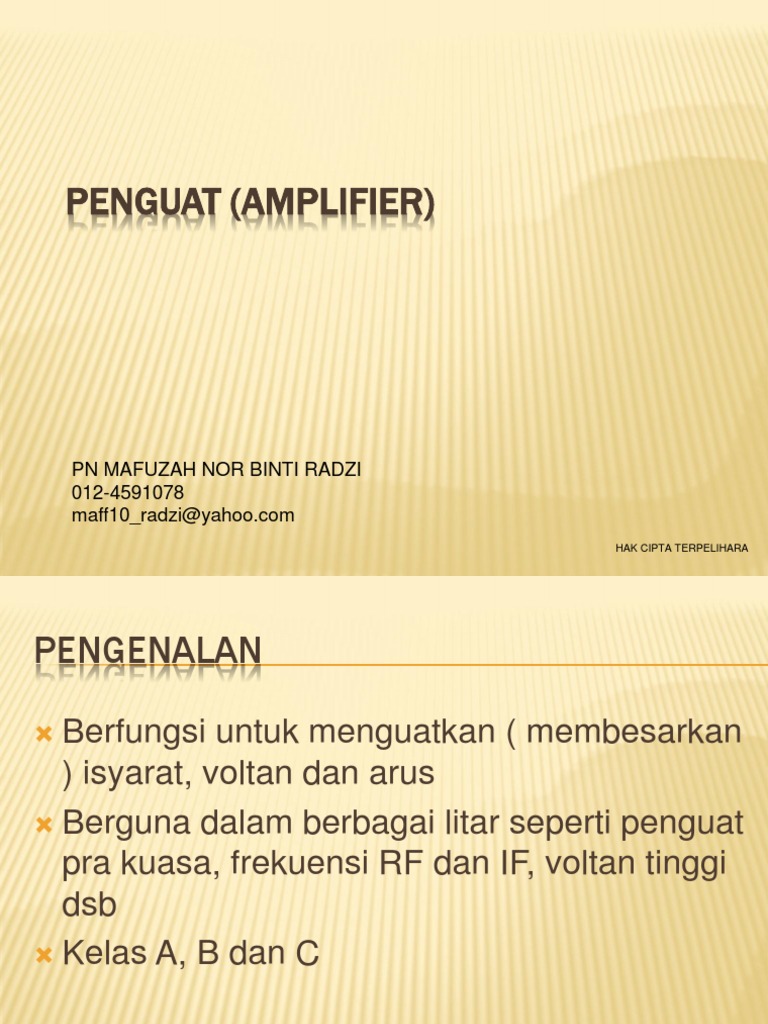 4 Penguat | PDF