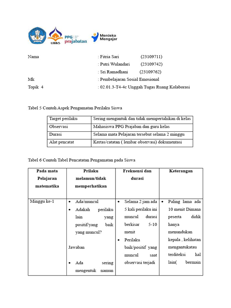 T4 PSE Ruang Kolaborasi 4c | PDF