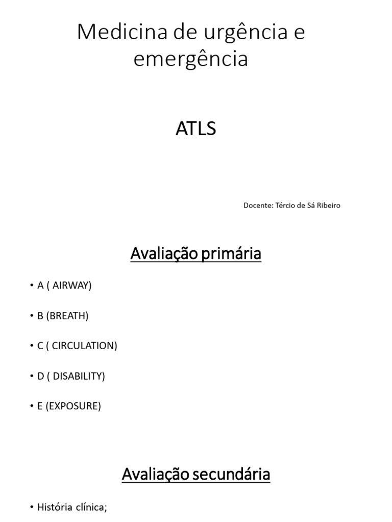 ATLS | PDF