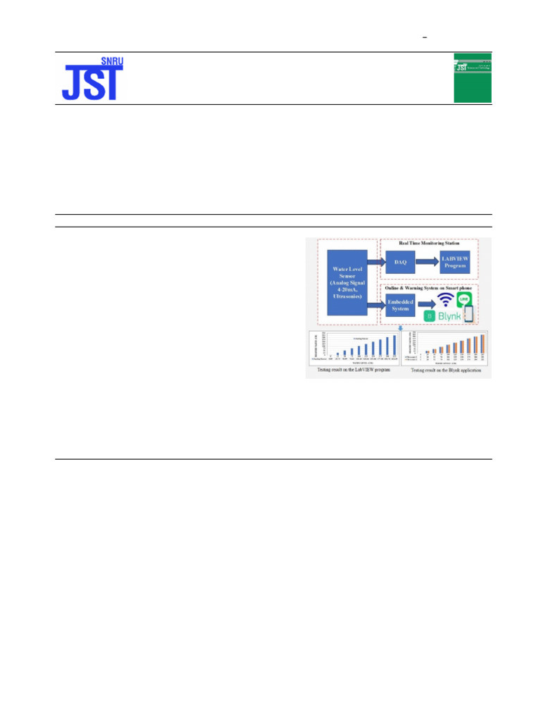 A Real-Time Prototype of A Water Level Monitor and Wide Area Early ...