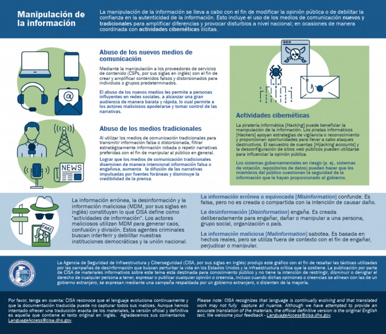 Manipulación de Información y Medios | PDF | Social Science
