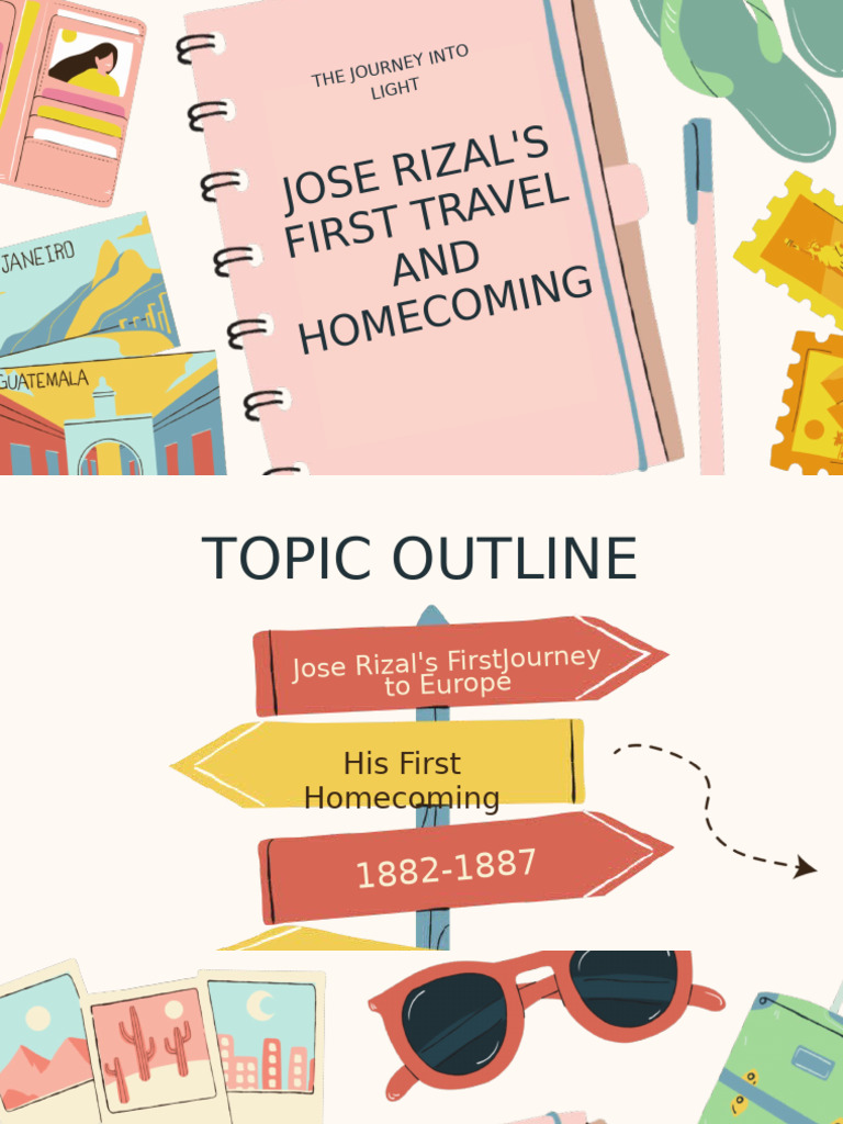Lesson 5 Jose Rizals First Travel and Homecoming | PDF