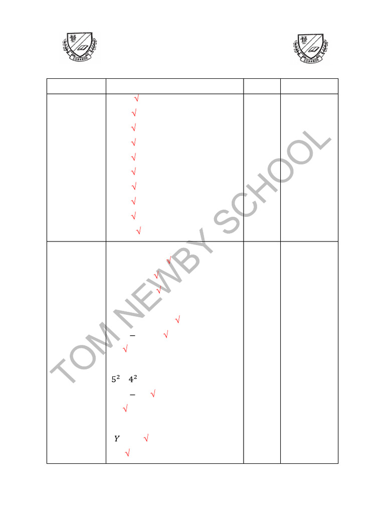 Grade 7 Maths Exam Memo 2021 | PDF | Teaching Methods & Materials ...
