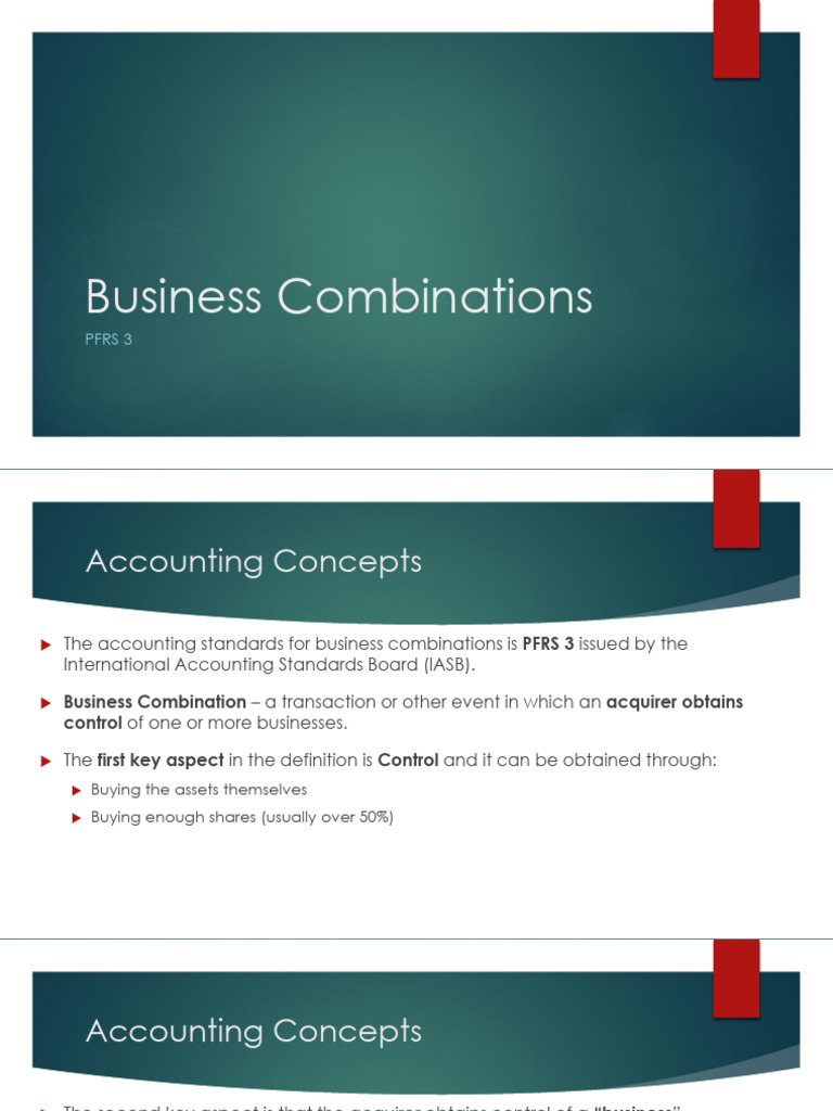 Business Combinations | PDF