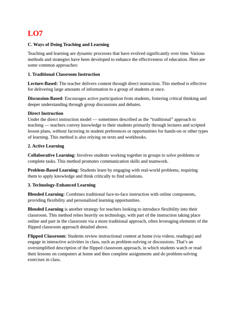 LO7 | PDF