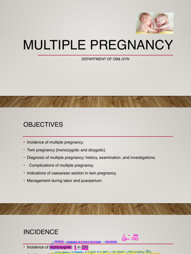 ? L12 - Multiple Pregnancy | PDF