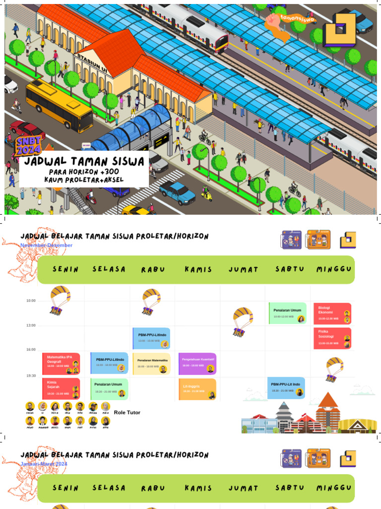 (Upgrade) Jadwal Horizon X Proletar Taman Siswa 2024 | PDF