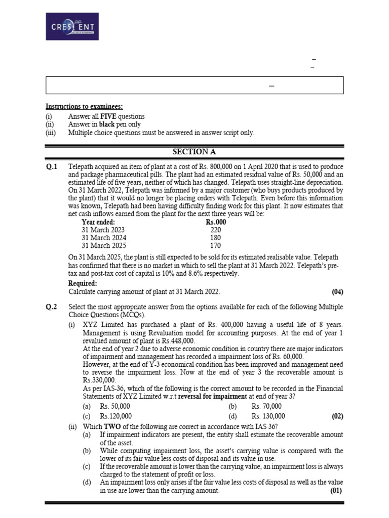 Assessment (QP) | PDF