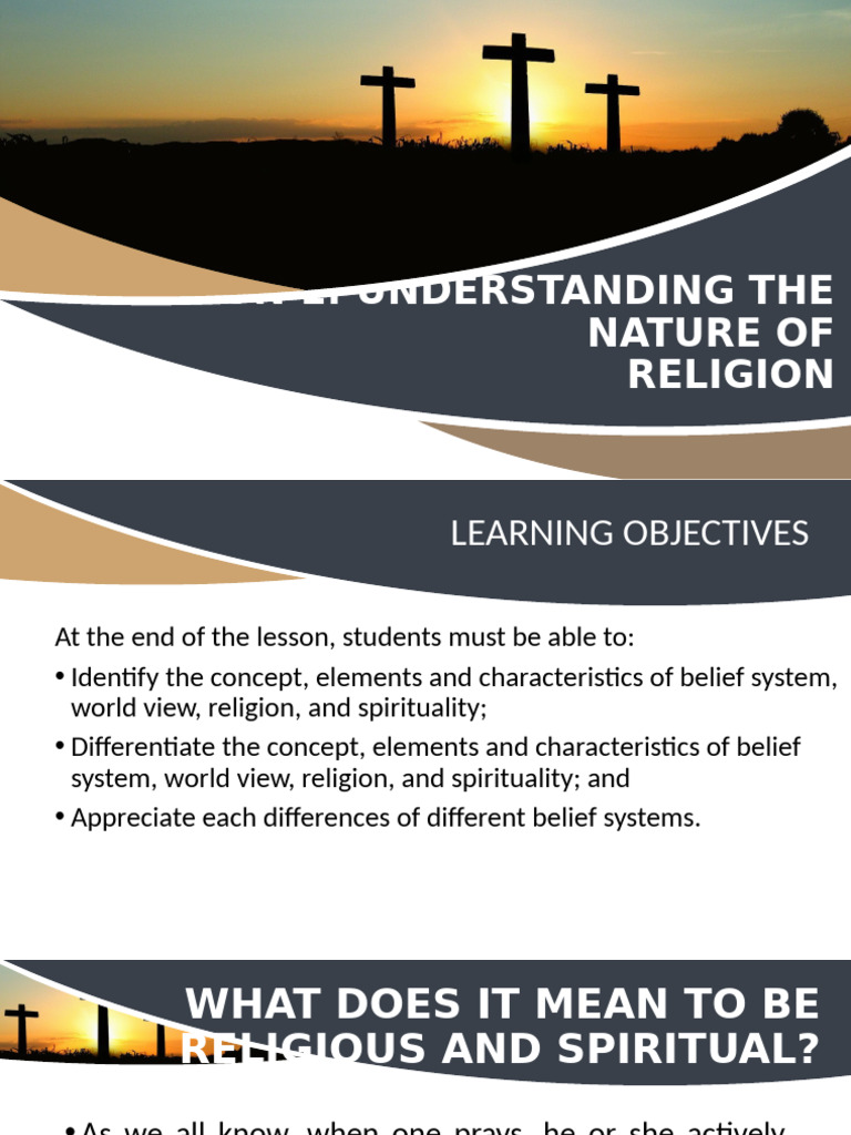 Lesson 1 Religion | PDF