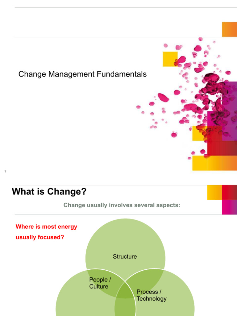 Change Management Module 1 | PDF