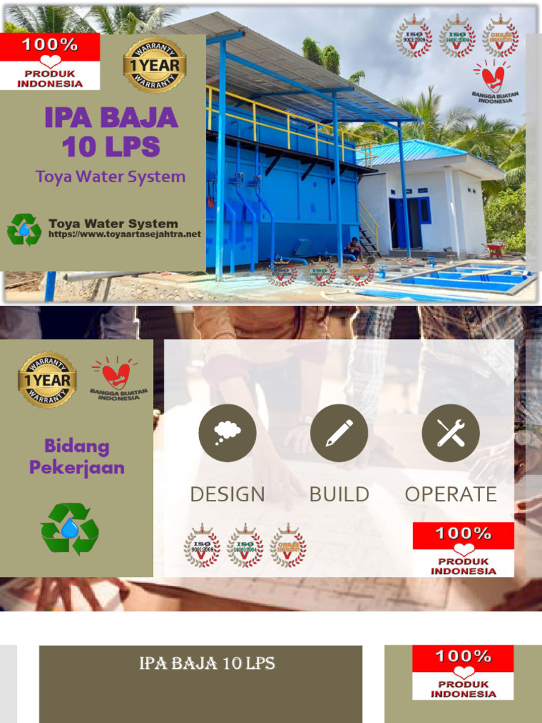 Brosur Ipa Baja 10 Liter Per Detik | PDF