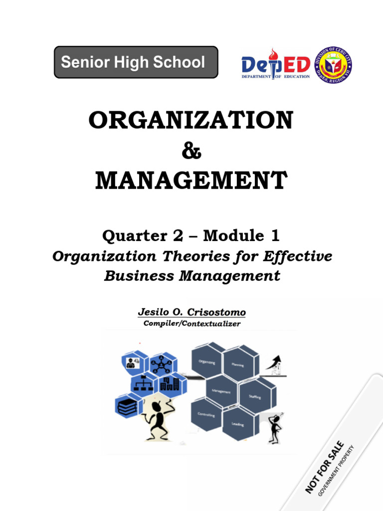 Module 1-Q4 Answer Organization Theories For Effective Business ...