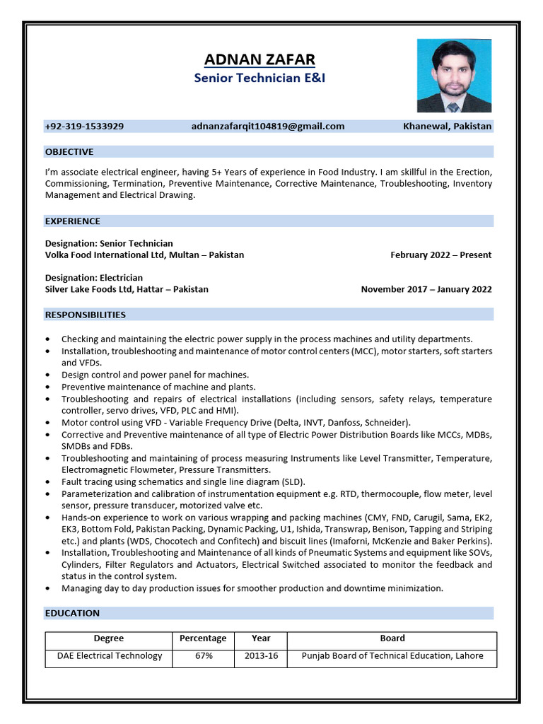 Adnan Zafar_CV | PDF