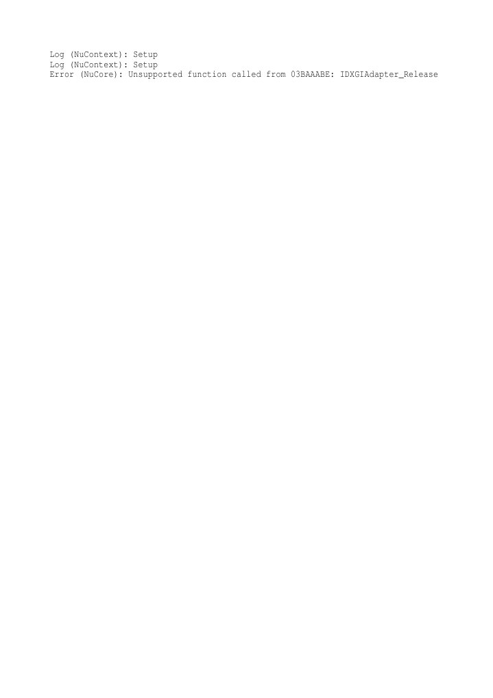 Log (Nucontext) : Setup Log (Nucontext) : Setup Error (Nucore ...
