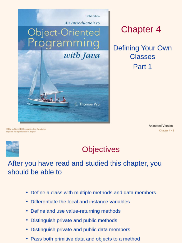 5th Ed Ch04 | PDF | Class (Computer Programming) | Computers