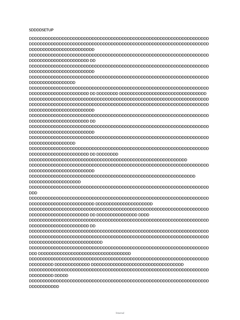 Internal Setup Guide | PDF | Technology & Engineering | Computers
