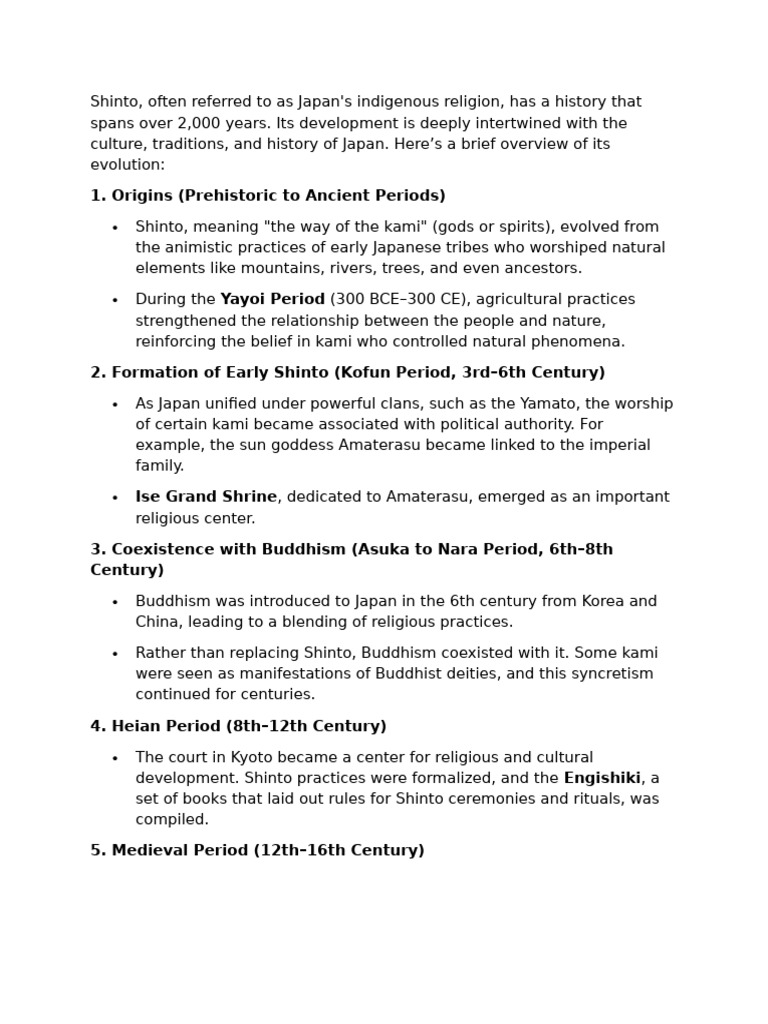 Shinto | PDF | Shinto | Religion & Spirituality
