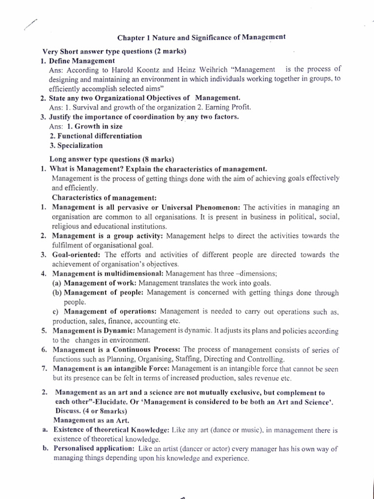 business brief notes | PDF