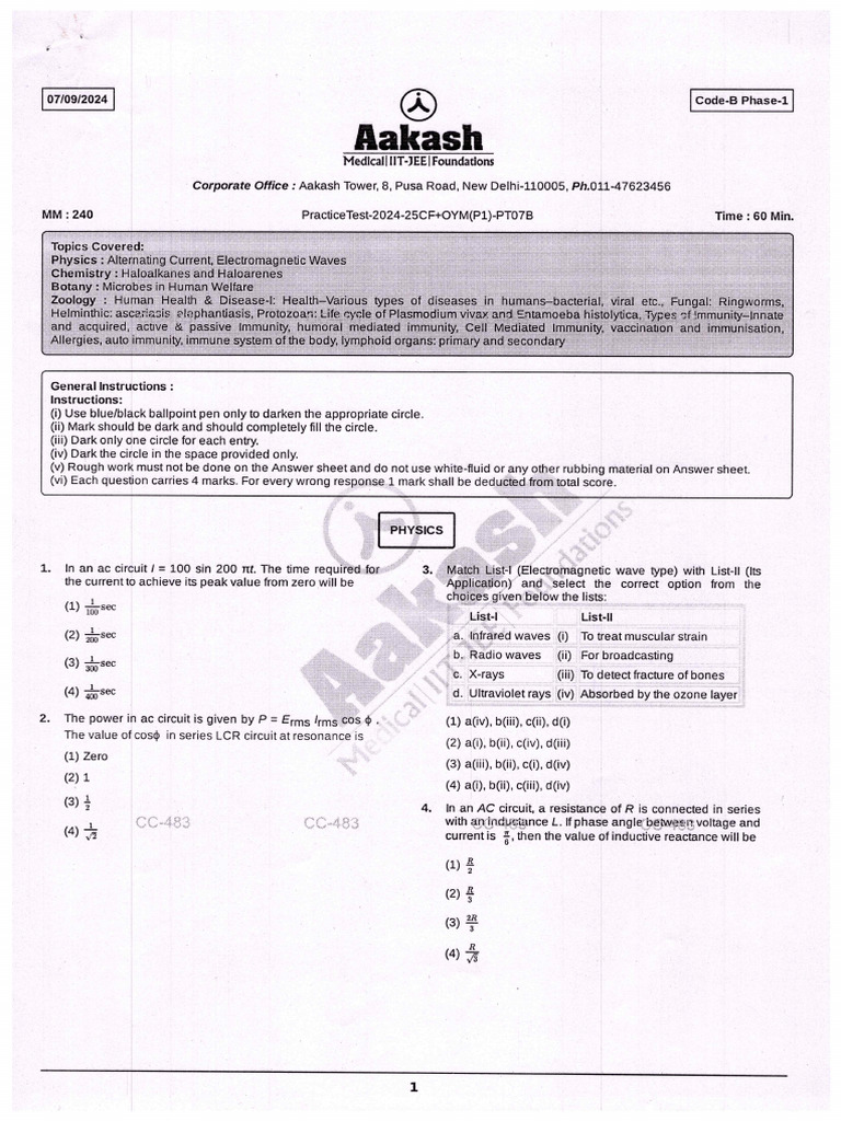 PT-07B - CFOYM - Phase 1 - 07.09.2024 | PDF