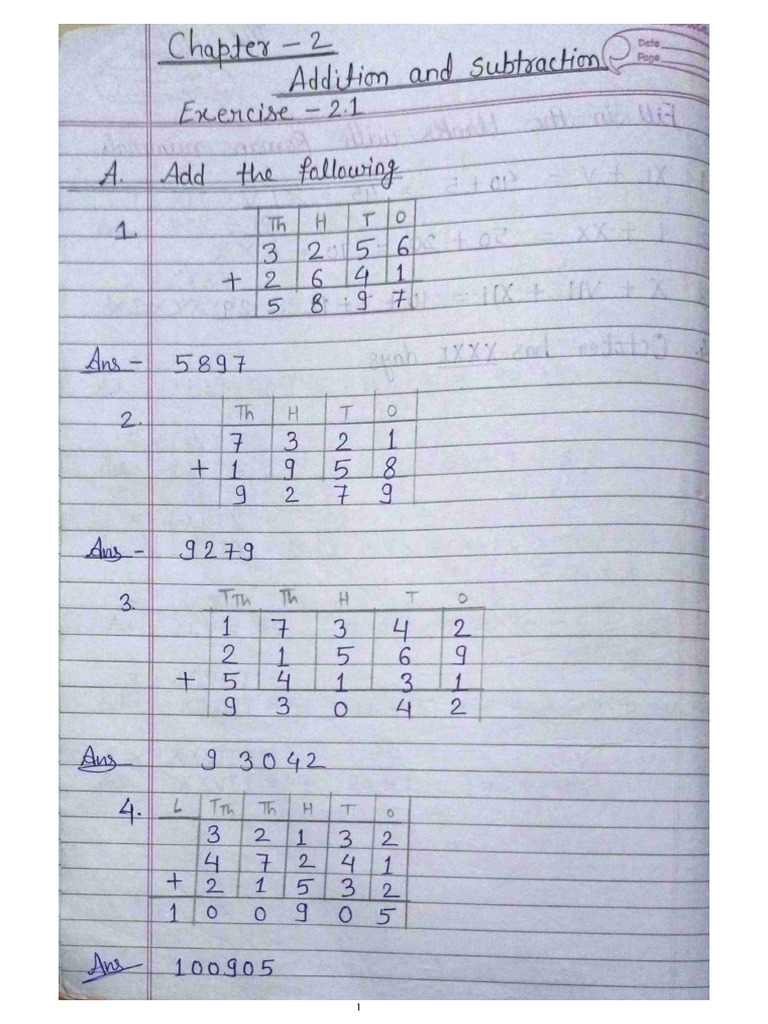 Chapter 2 Class 4 | PDF