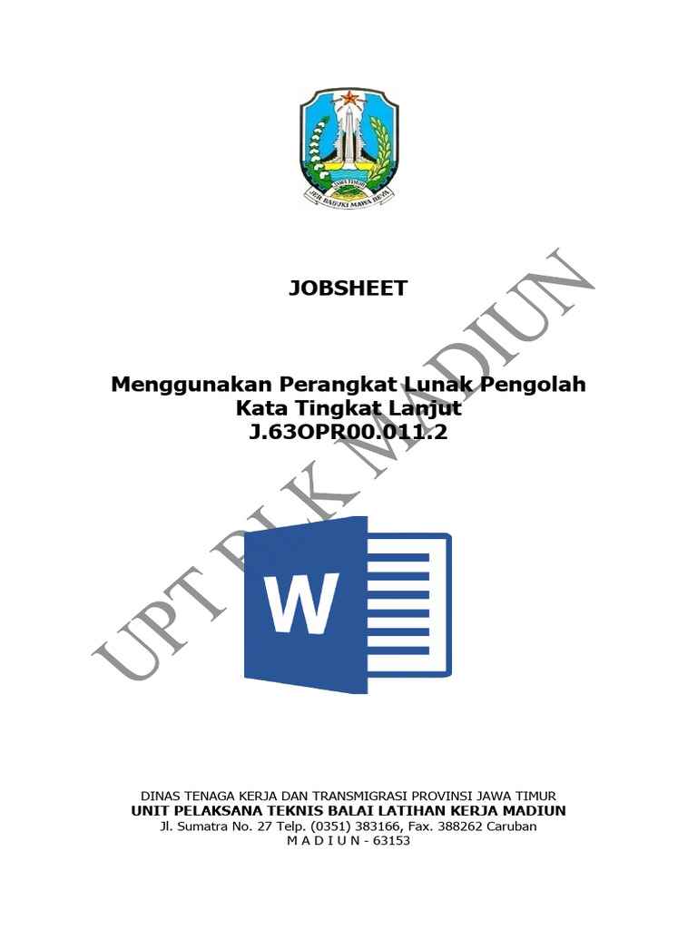 Jobsheet Word LANJUT New | PDF