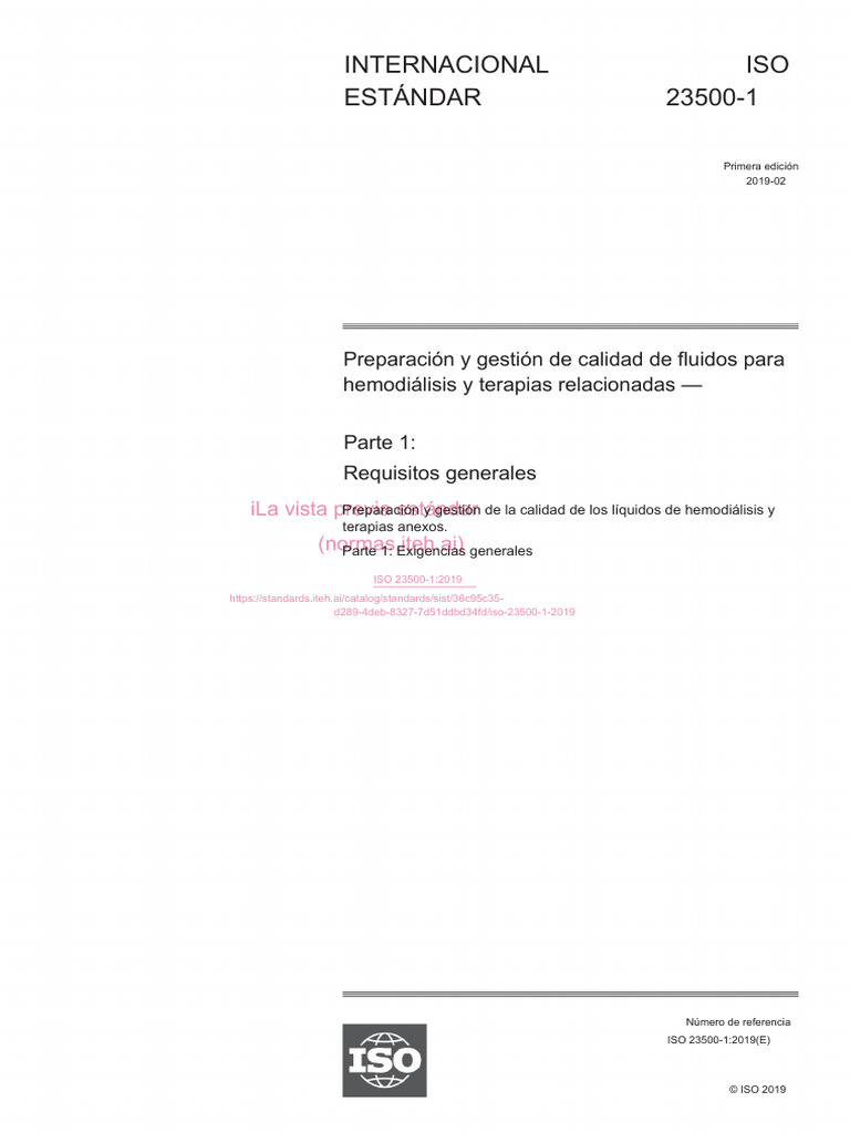 Iso 23500 1 2019 | PDF