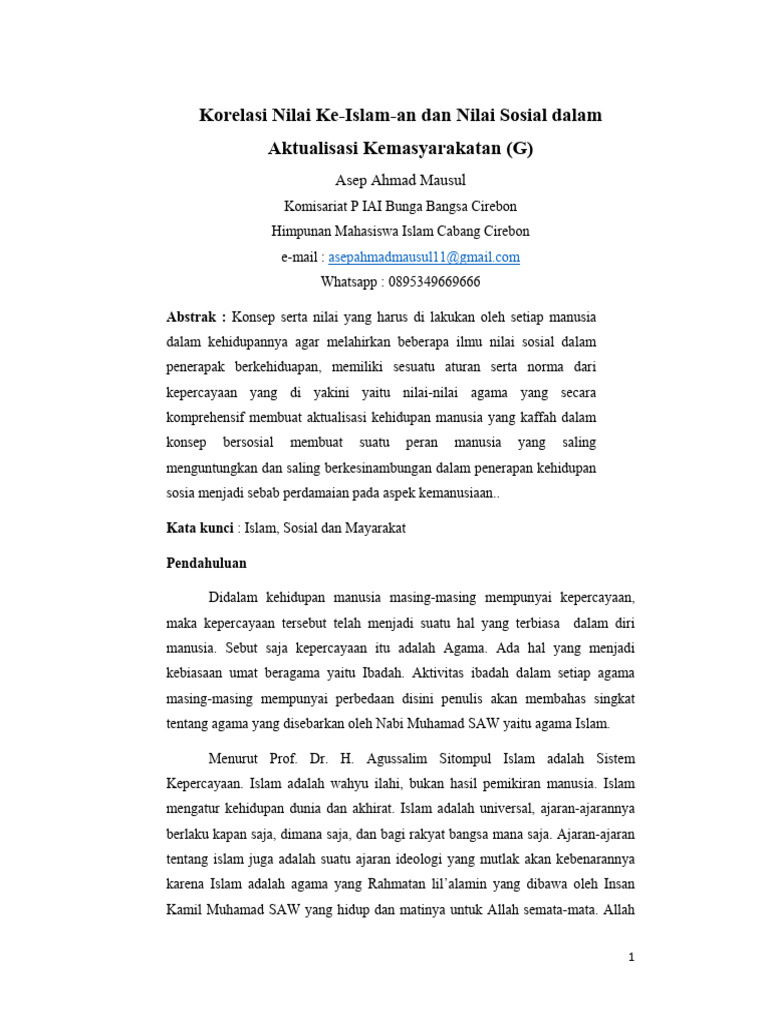 Jurnal LK2 Mausul HMI Cab | PDF