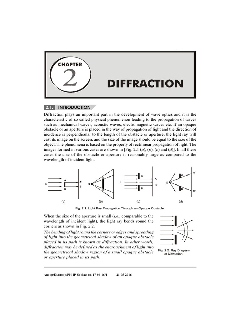 Diffraction | PDF