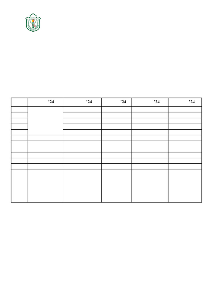 Circular Revised Weekly Test Schedule July | PDF